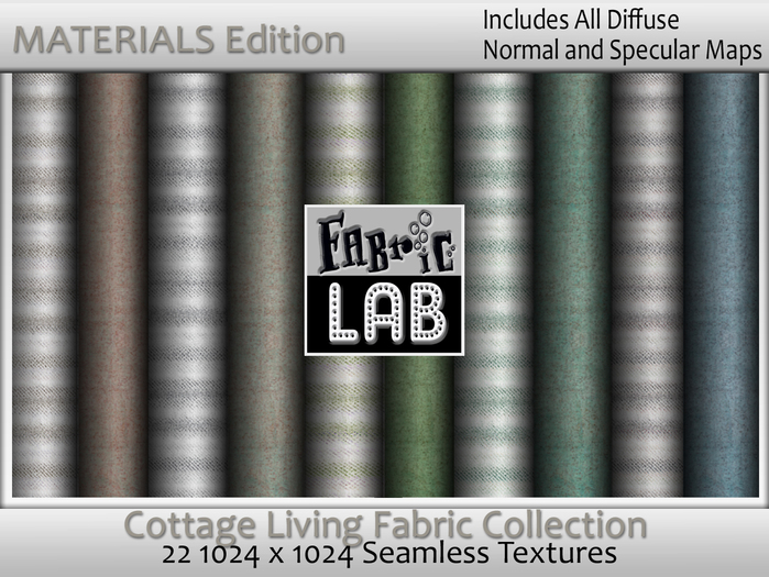 Second Life Marketplace - Materials Edition - Fabric Lab ME Cottage ...