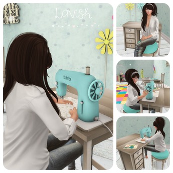 Second Life Marketplace - Lavish: Sewing Room - Complete Set