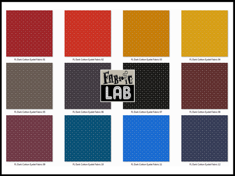 Second Life Marketplace - Fabric Lab Cotton Dark Cotton Alpha Eyelet ...