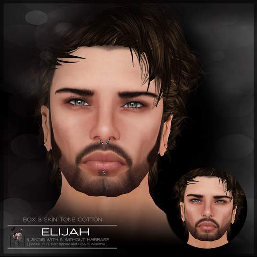Second Life Marketplace - 7 Deadly s{K}ins - ELIJAH Box3 Caramel