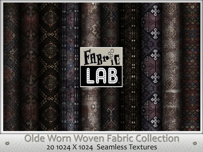 Second Life Marketplace - Fabric Lab Olde Worn Woven Fabric Set - Worn ...