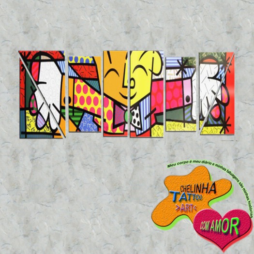 Second Life Marketplace - Romero Britto painting I