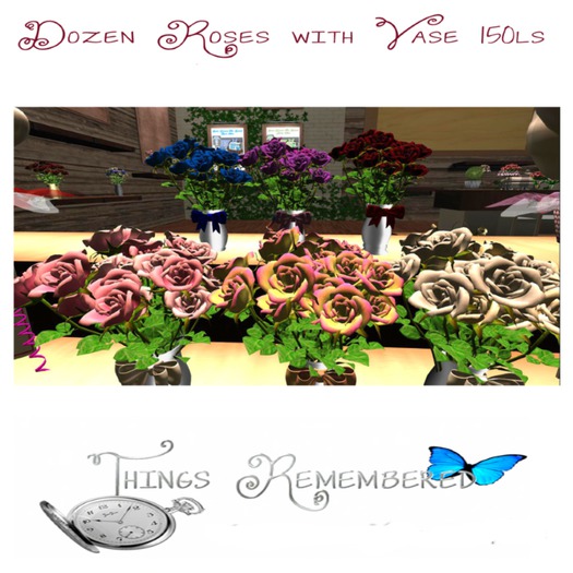Second Life Marketplace - [TR] White bouquet roses