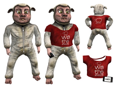 Second Life Marketplace - - TESLA - Ugly Sheeple Avatar