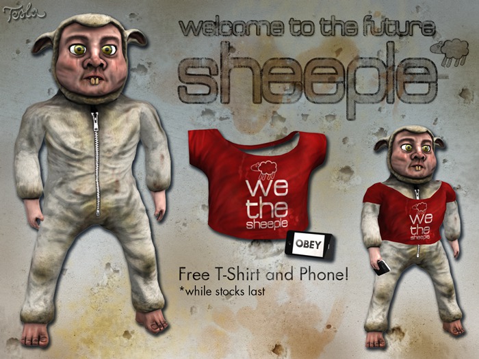 Second Life Marketplace - - TESLA - Ugly Sheeple Avatar