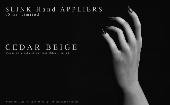 Second Life Marketplace - cStar Limited - SLINK Hand Appliers - Cedar ...