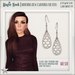 Second Life Marketplace - [MAGIC NOOK] Morning Dew Earrings (Silver) MESH