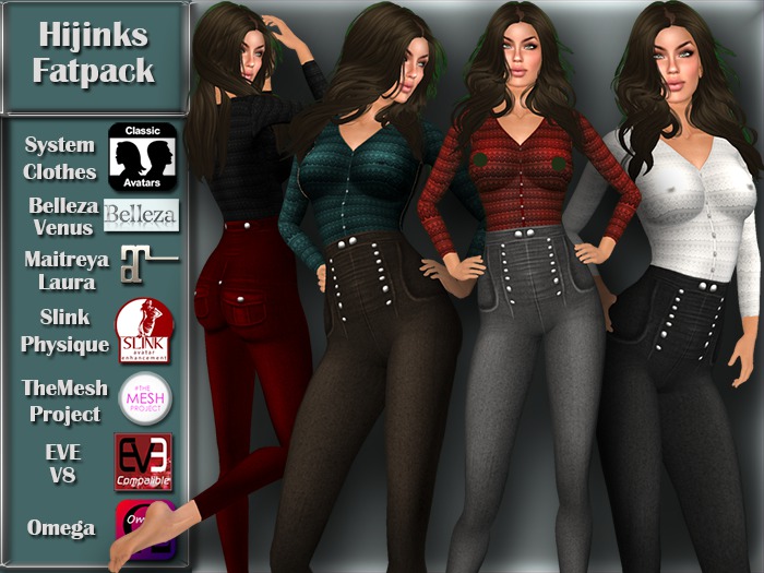 Second Life Marketplace - [TKS] BASIC - Hijinks Fatpack