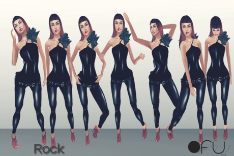 Second Life Marketplace - .:OFU:. ROCK (All Pose Pack)
