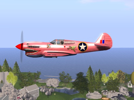 Second Life Marketplace - P-40E Paint - parish pink (boxed)