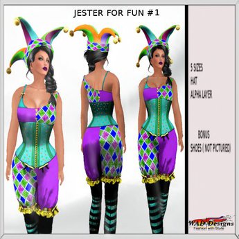 Second Life Marketplace - JESTER FOR FUN 1 BLOOMERS