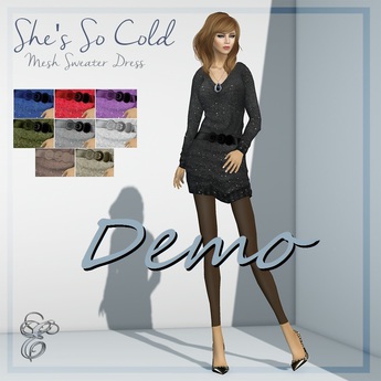 Second Life Marketplace - Entice - She's So Cold - TEXTURE CHANGE HUD ...