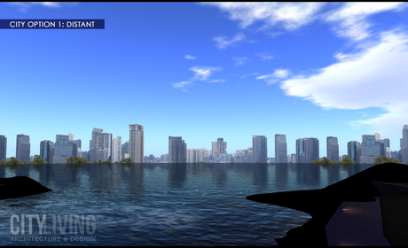 Second Life Marketplace - CITY LIVING - Sim Surround Skyline (360 ...