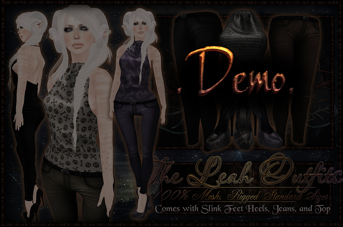 Second Life Marketplace - :[P]:-Demos:// The Leah Outfits
