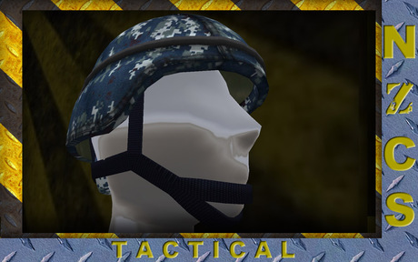 Second Life Marketplace - NZCS Tactical - MICH Helmet Navy Digital