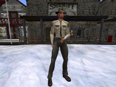 Second Life Marketplace - Sheriff Uniform w/ Shotgun