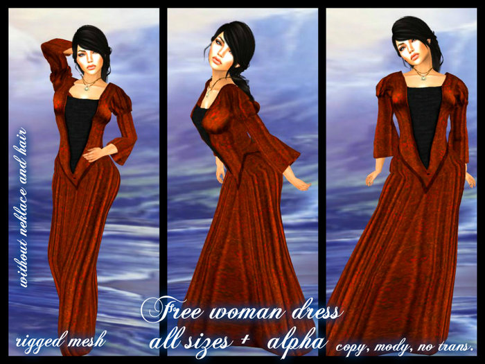 Second Life Marketplace - free woman dress
