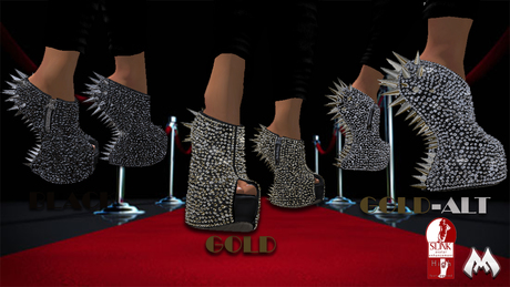 Second Life Marketplace - Heelless Crystal Spikes [Slink-High]