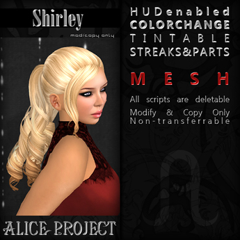 Second Life Marketplace - Alice Project - Shirley - Mega Pack