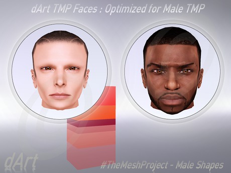 Second Life Marketplace - MUSCULAR - Male TMP shapes #TheMeshProject PROMO