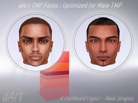 Second Life Marketplace - MUSCULAR - Male TMP shapes #TheMeshProject PROMO