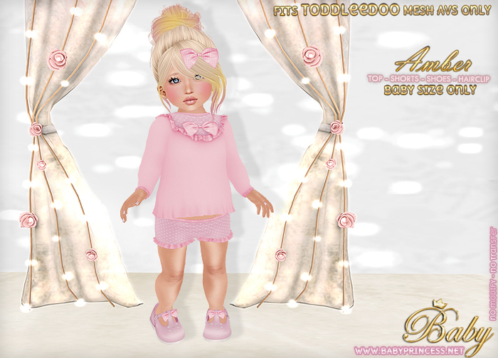 Second Life Marketplace - :*BABY*: Amber { ToddleeDoo BABY } Pink