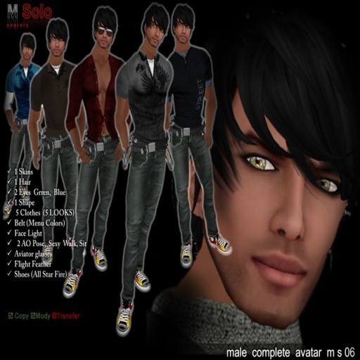 Second Life Marketplace - "PROMO"COMPLETE MALE AVATAR- MS06