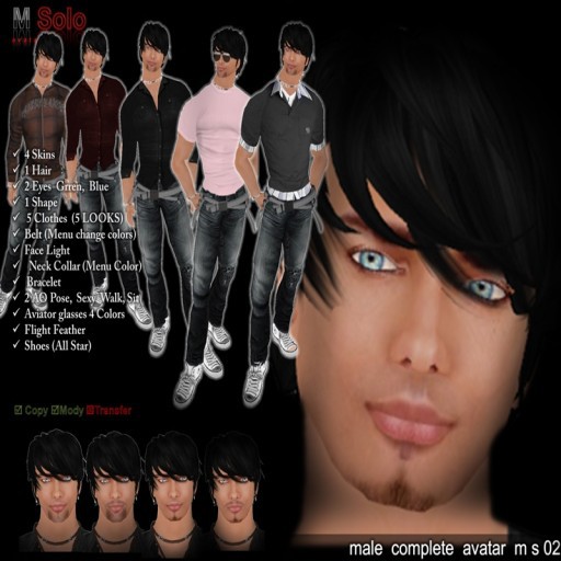 Second Life Marketplace - "PROMO"COMPLETE MALE AVATAR- MS02
