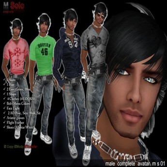 Second Life Marketplace - "PROMO"COMPLETE MALE AVATAR- MS01