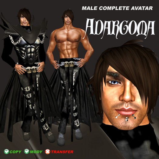 Second Life Marketplace - "PROMO"COMPLETE MALE AVATAR-ADARGOMA