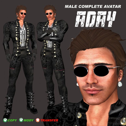 Second Life Marketplace - "PROMO"COMPLETE MALE AVATAR-ADAY