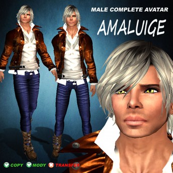 Second Life Marketplace - "PROMO"COMPLETE MALE AVATAR-AMALUIGE
