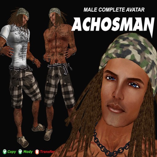 Second Life Marketplace - "PROMO"COMPLETE MALE AVATAR-ACHOSMAN