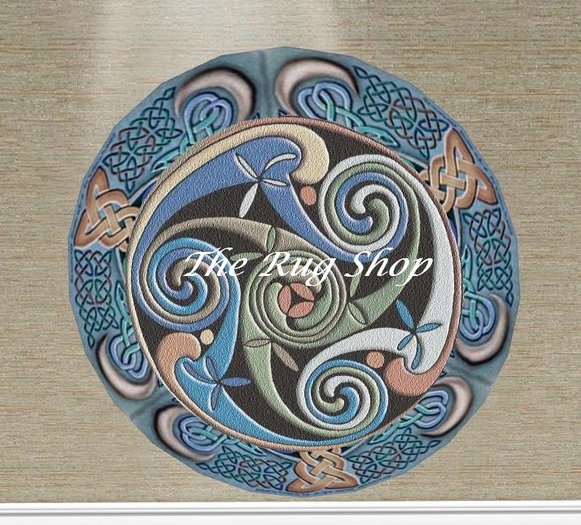 Second Life Marketplace - Celtic Tin round rug 5 [Celtic] [St. Patt]