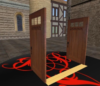 Second Life Marketplace - Premium Craftsman Door Log Cabin Door Double ...