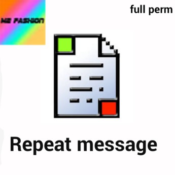 Second Life Marketplace - Repeat message