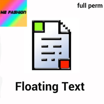 Second Life Marketplace - Floating Text