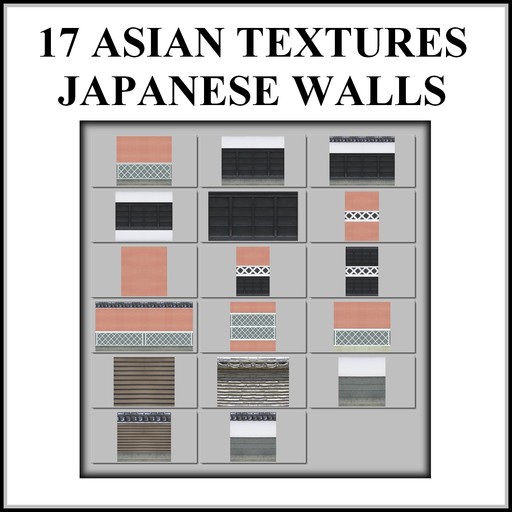 Second Life Marketplace - Japan - Japanese Textures - Japanese Walls ...
