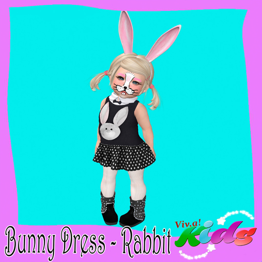 Second Life Marketplace - VIv.a! Kids Bunny Dress-Rabbit