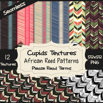 Second Life Marketplace - *Cupids Textures * 12 AFRICAN REED PATTERN