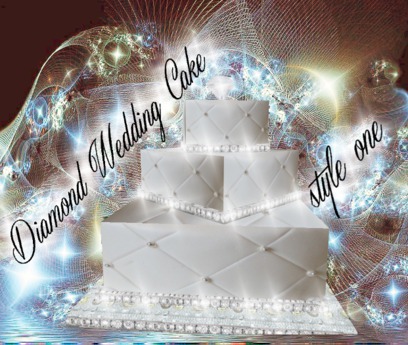Second Life Marketplace - Diamond wedding cake with chocolate cream ...