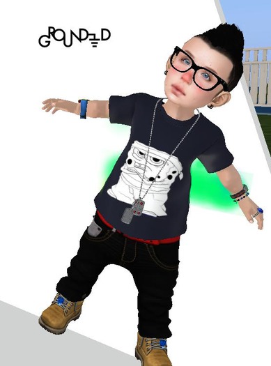 Second Life Marketplace - [GD] ThugBob tee-shirt only (TD) baby & kid