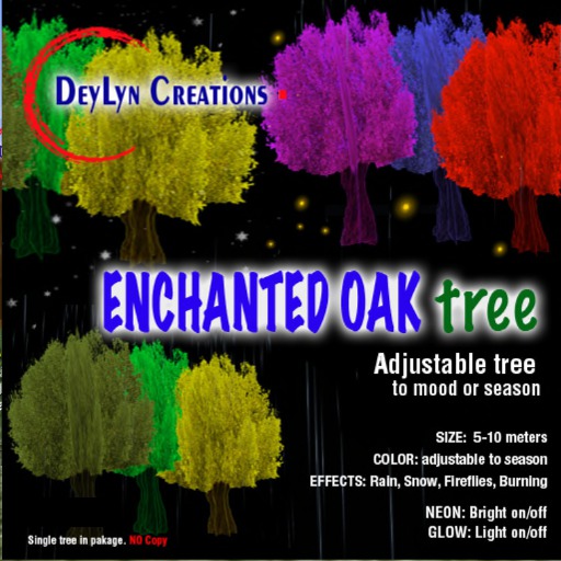 Second Life Marketplace - ENCHANTED OAK TREE