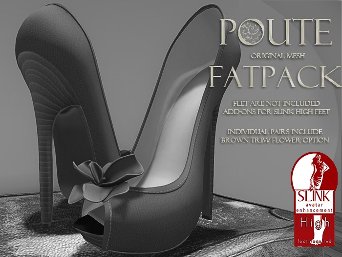 Second Life Marketplace - Poute- Oasis High Heels- FATPACK HUD