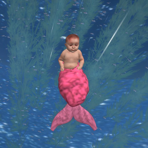 Second Life Marketplace - Elfabet's Merbaby--Female Light
