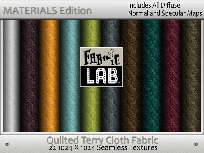 Second Life Marketplace - Materials Edition - Fabric Lab ME Quilted ...