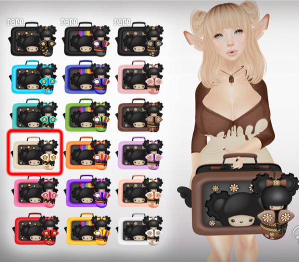 Second Life Marketplace - Kawaii Kokeshi Gear Doll LB {Star.Faun} [RS]