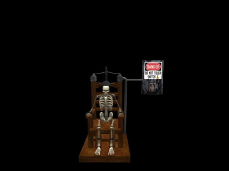 Second Life Marketplace - Mesh Electrocution Skeleton (box)