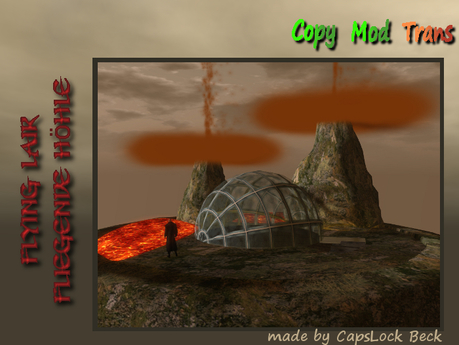 Second Life Marketplace - Flying lair small edition - Flying rock - Skybox