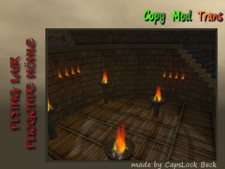Second Life Marketplace - Flying lair small edition - Flying rock - Skybox